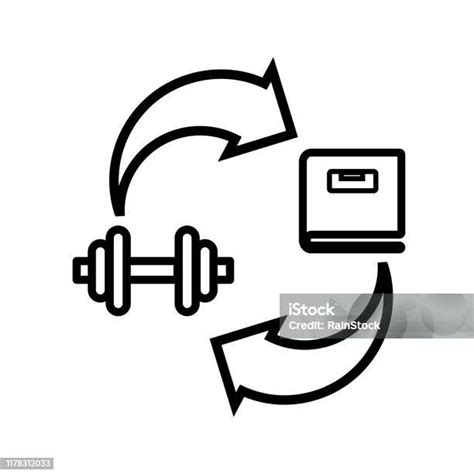 교환 및 변환 아이콘 화살표 무역 반환 스포츠 또는 연구 흰색 배경에 스톡 벡터 일러스트레이션 0명에 대한 스톡 벡터 아트 및 기타 이미지 Istock