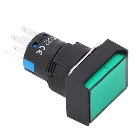 Illuminated Push Button AC DC V A Amazon Co Uk DIY Tools