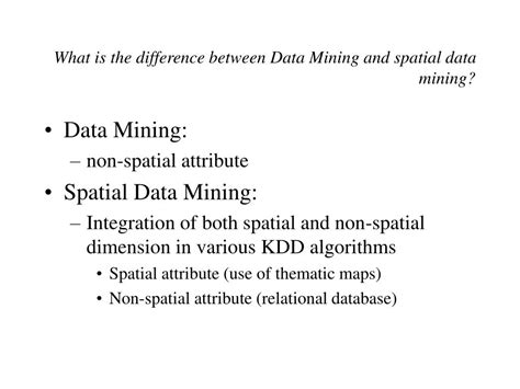 Ppt Data Mining In Spatial Data Sets Powerpoint Presentation Free