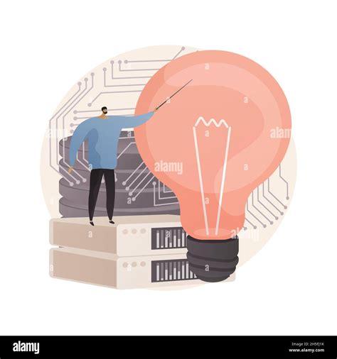 Innovative Big Data Solutions Abstract Concept Vector Illustration Stock Vector Image And Art Alamy