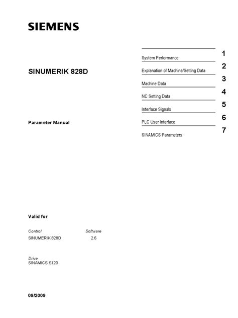 Manual Parameter 828d Pdf Default Computer Science Numerical Control