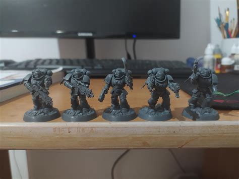 My Intercessors Squad Kitbashed From The Base Model And Some Csm