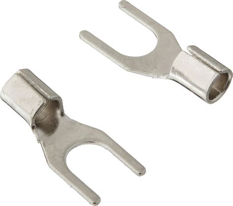 Uxcell 200 Pcs Snb2 4 Awg 16 14 Wire Connector Non Insulated Fork Terminals Uk Diy