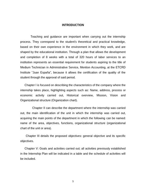 internship report pdf science venezuela