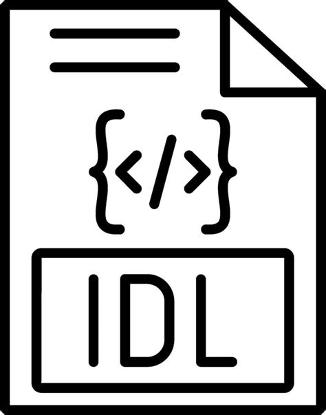 Idl Line Icon 43266273 Vector Art At Vecteezy