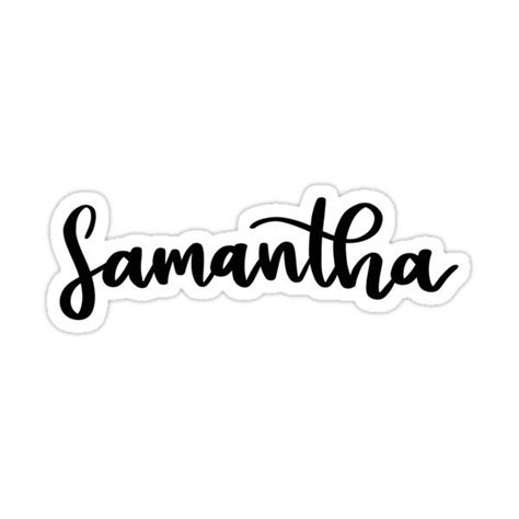Samantha Sticker By Ellietography
