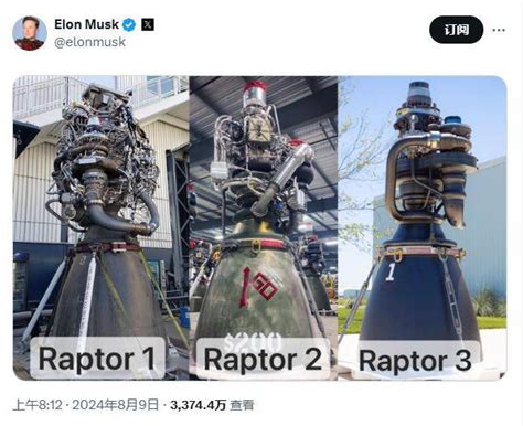 猛禽三号发动机首秀点火 除了外观大幅简洁外还有 黑科技”spacex马斯克试飞