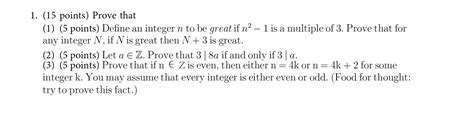 Solved Points Prove That Points Define An Chegg Com