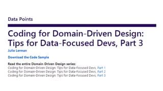 Entity Framework And Domain Driven Design Ppt
