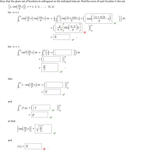 Solved Show That The Given Set Of Functions Is Orthogonal On Chegg