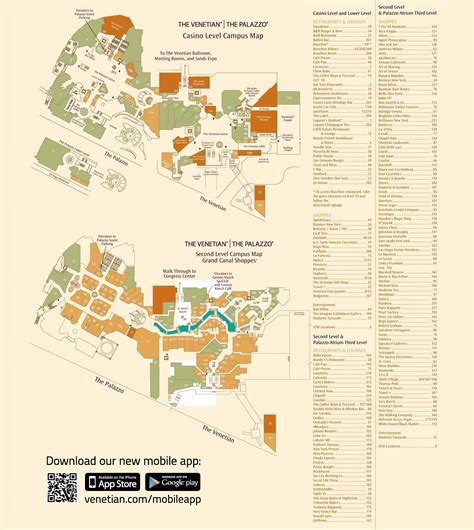 Plano Del Hotel Veneciano De Las Vegas