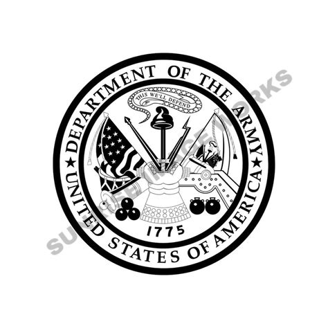 Us Army Seal Svg Digital Download For Cricut And Silhouette United