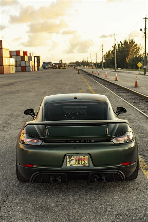 Porsche 718 Cayman Gt4 Forest Green John Kyle Fletcher Flickr