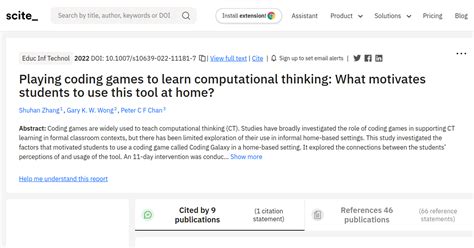 Playing Coding Games To Learn Computational Thinking What Motivates