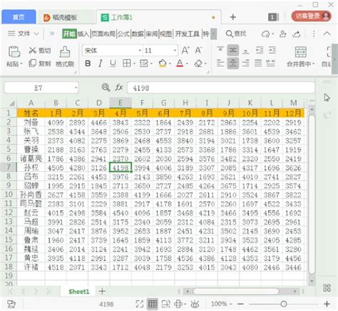 Excel高亮显示行列，查看数据更方便 知乎
