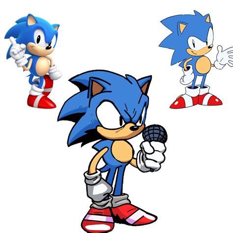 When I Saw The Faker Sonic From The Sonixexe Mod And It Kinda Looks