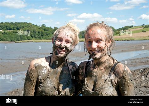 Girl Mud River