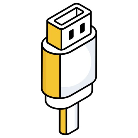 Usb Port Generic Color Lineal Color Icon