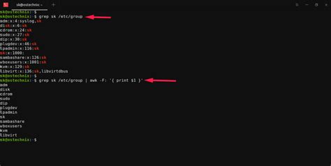 Find Out Which Groups A User Belongs To In Linux Ostechnix