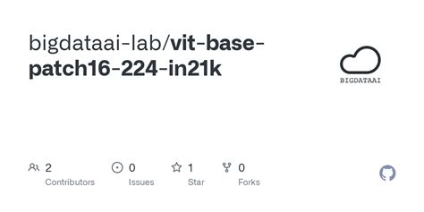 GitHub Bigdataai Lab Vit Base Patch In K