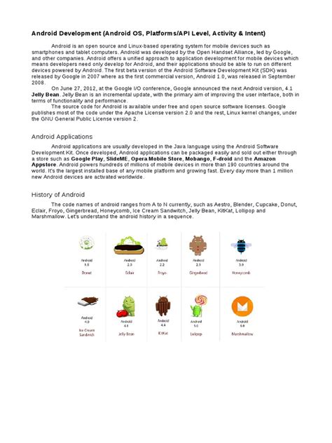 Android Development Lecture 1 Pdf Android Operating System Page