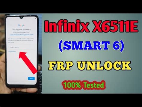 Infinix X E Frp Unlock Infinix X Frp Bypass With Unlock Tool YouTube