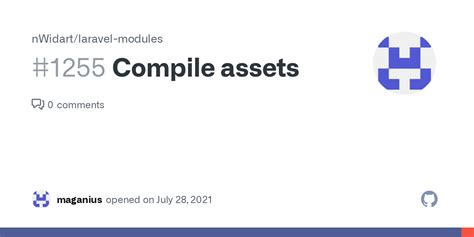 Compile Assets · Issue 1255 · Nwidartlaravel Modules · Github