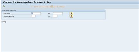 FDM JUDGE SAP Tcode Valuation Of Promise To Pay