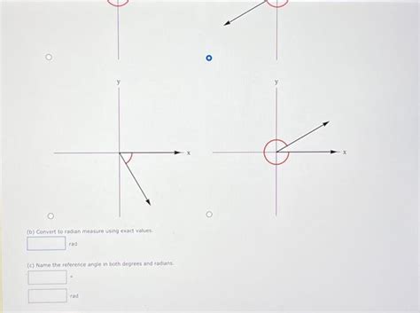 Solved B Convert To Radian Measure Using Exact Values Rad Chegg Com