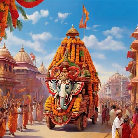 Premium Photo The Annual Grand Rath Yatra Or Car Festival Of Lord