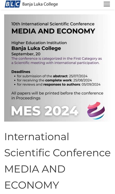 Sayyed Adnan Shabbir Phd Fcim On Linkedin Scientificconference Media Economy Banjaluka