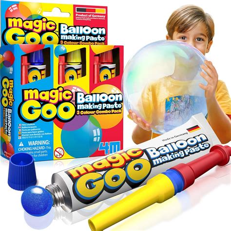 4m Magic Goo Magic Plastic Bubble Balloons Variety Pack