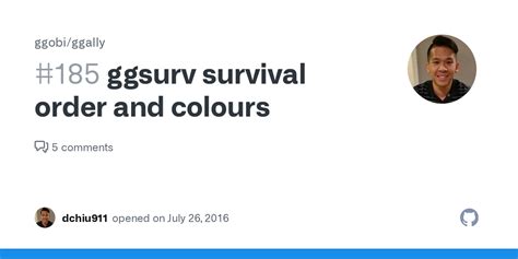 ggsurv survival order and colours · issue 185 · ggobi ggally · github