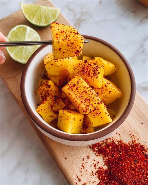 Spicy Mango With Tajín Recipe Bright Flavorful Snack