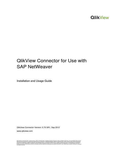 Qlikview Connector Manual Pdf Computer File Software Engineering