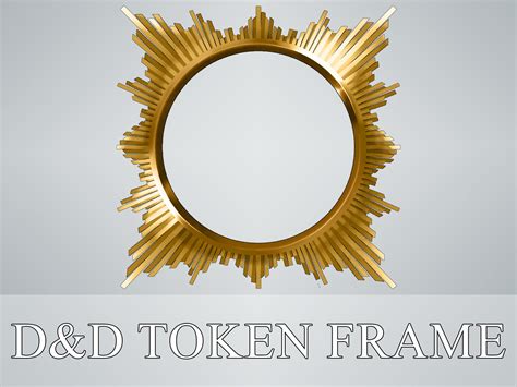 Dandd Token Border Digital Token Token Frame Foundry Vtt Etsy