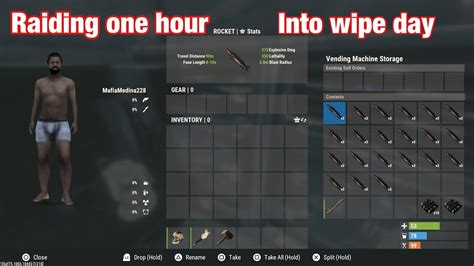 Raiding One Hour Into Wipe Day Rust Console Youtube