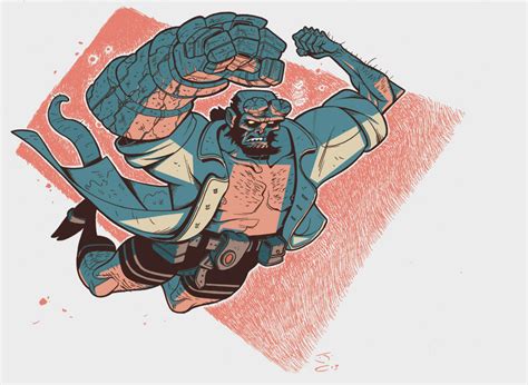 And Here Are The Final Inks For The Hellboy