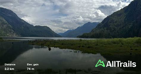 Buttle Lake Beach Trail British Columbia Canada 24 Reviews Map