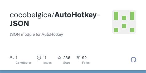 GitHub Cocobelgica AutoHotkey JSON JSON Module For AutoHotkey