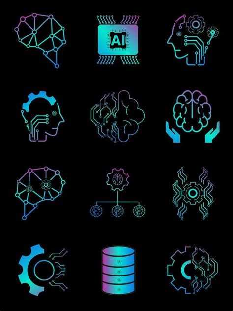 12 Of Ai Artificial Intelligence Icon Set12 Data Science Technology Symbols Concept 25679570