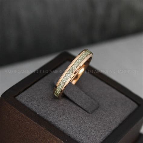 Meteorite Ring Meteorite Wedding Ring Meteorite Wedding Band