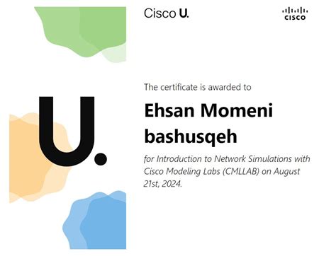 ehsan momeni bashusqeh on linkedin cisco ciscou networksimulator networksimulation cml…