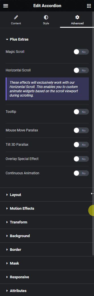Global Tooltips Settings Overview The Plus Addons For Elementor