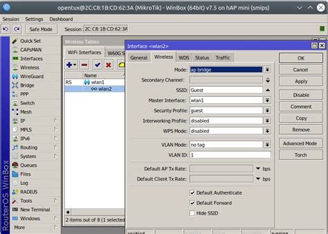 Basics Winbox DHCP OpenTUX