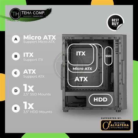 Jual Casing Pc Gaming Tanpa Psu Power Supply Nyk Nemesis Case Komputer Game Di Seller Alvateha