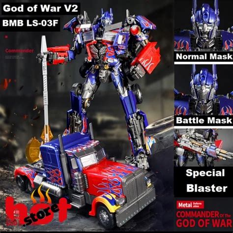 Jual New Optimus Prime Ls 03f Ls03f Oversized God Of V2 Aka Bmb Deformation Shopee Indonesia