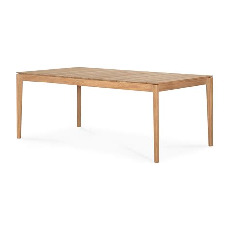 Bok Outdoor Extendable Dining Table Natural Teak Sobu