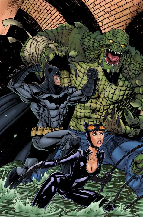 Catwoman Batman And Killer Croc By Vulpes Rex On Deviantart