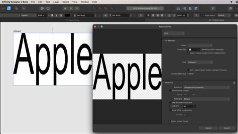 Svg Export Incorrect Size V2 Bugs Found On Macos Affinity Forum